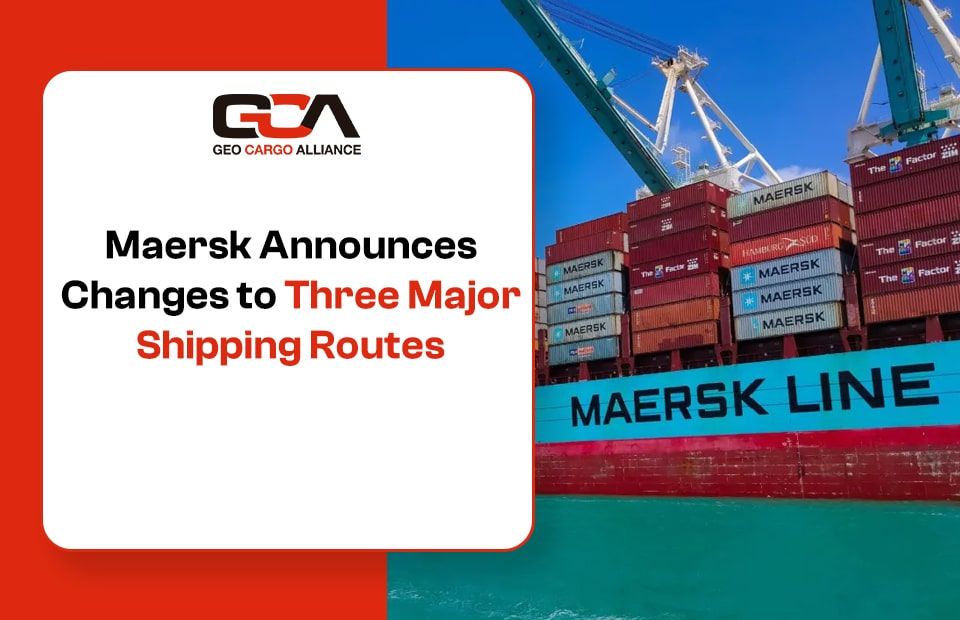 Maersk Announces Changes to Three Major Shipping Routes